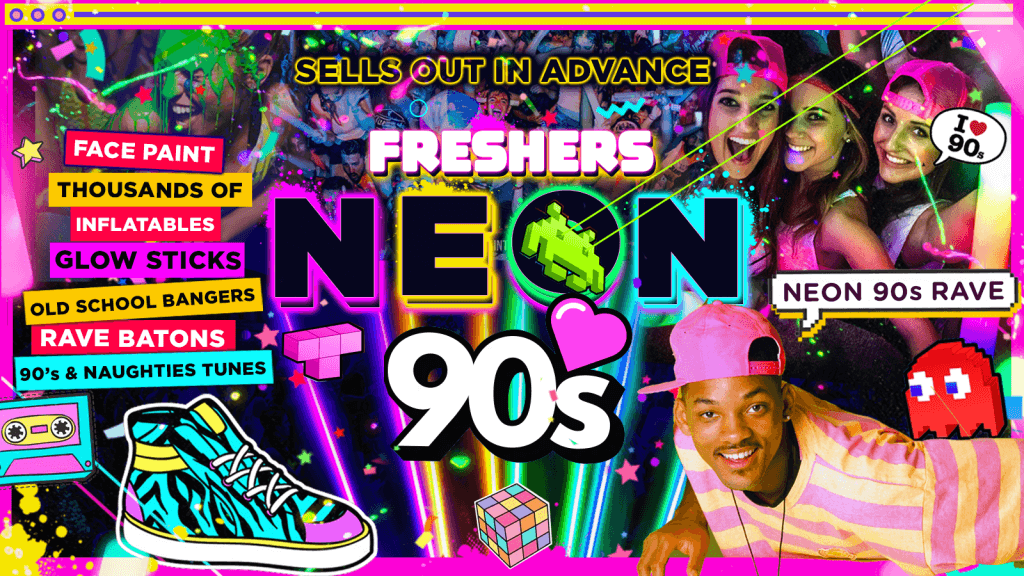 Freshers Neon 90s
