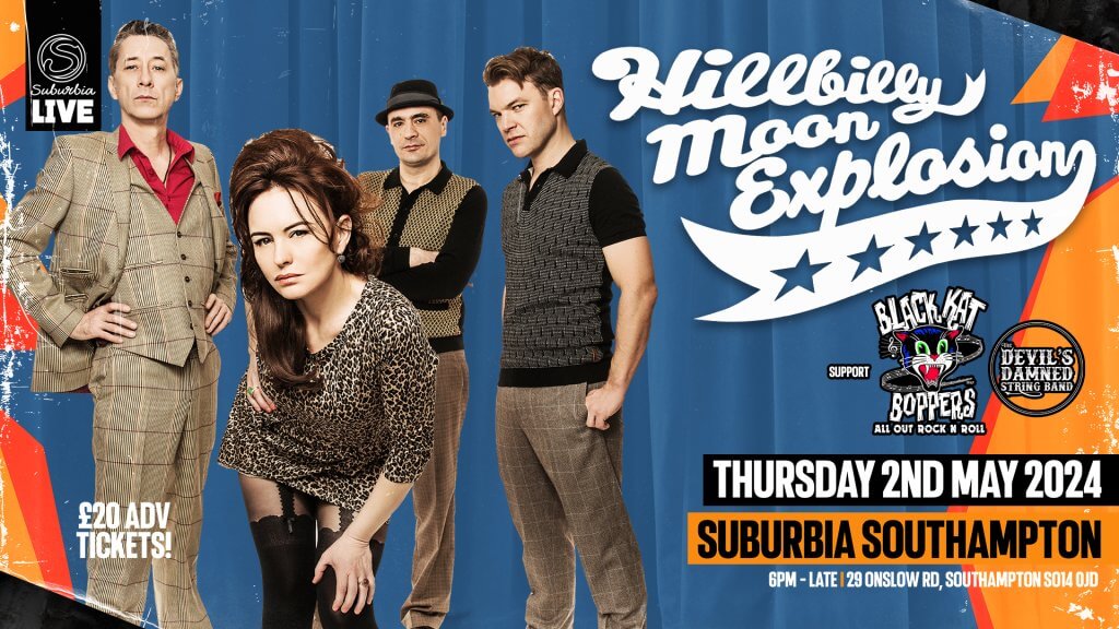 The Hillbilly Moon Explosion: NEW VENUE SUBURBIA