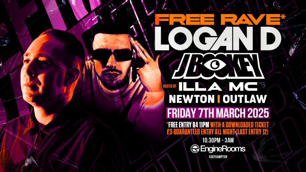 EngineRooms Free Rave with Logan D & J Bookey